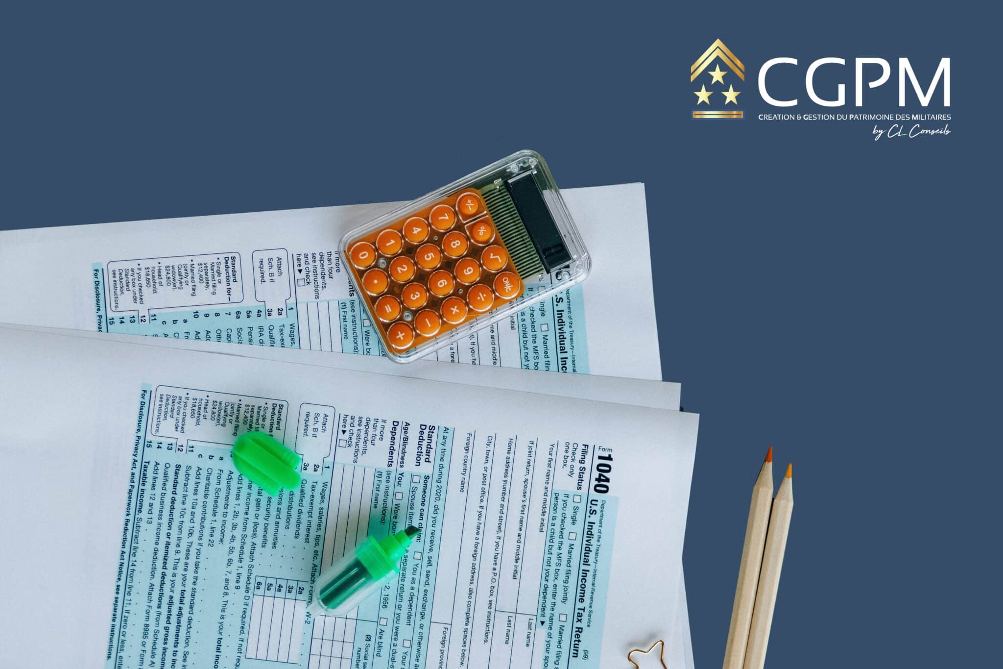 Déduction impôt militaire - CGPM by CL Conseils